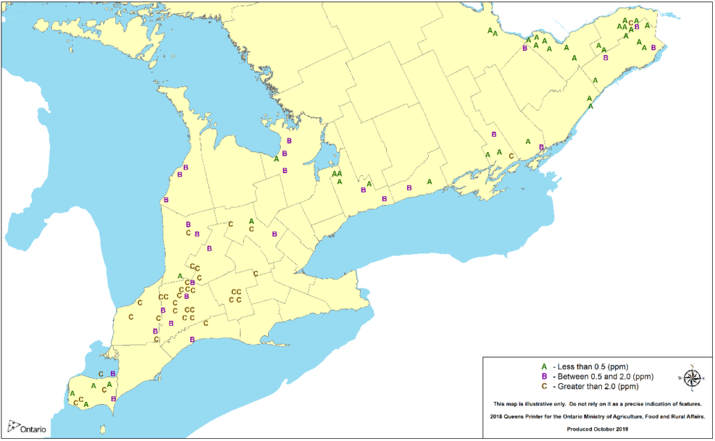 2018 Grain Corn Ear Mould and Vomitoxin (DON) Survey – Field Crop News