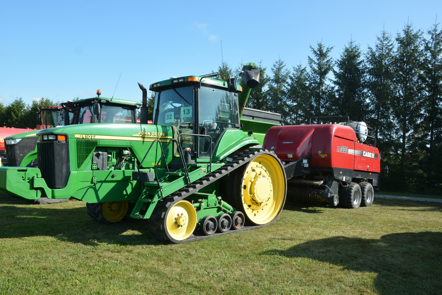 Unit E13: Row Crop Tracked JD 8410T Tractor 24” Left vs 18” Right Track ...