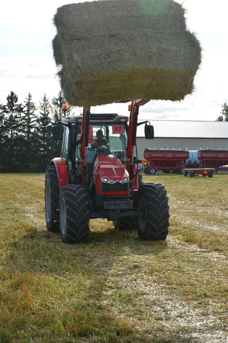 Unit D46: Massy Ferguson 5711 Row Crop Loader Tractor w 380’s – Field ...